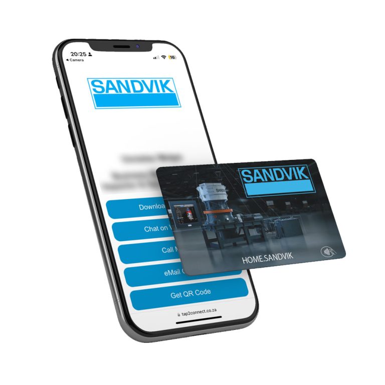 PVC Smart Business Card - TAP 2 Connect